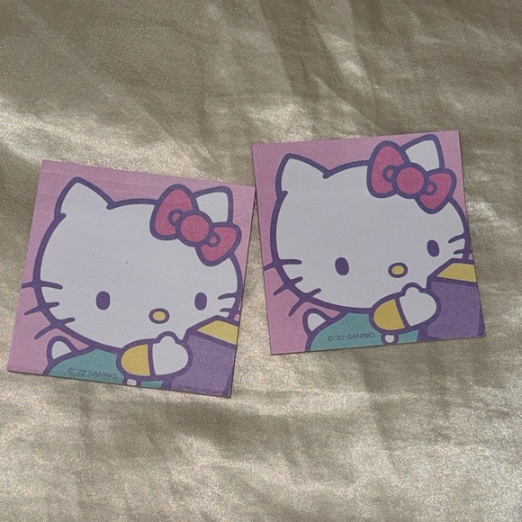 Sanrio | Office | Two Hello Kitty Sticky Notes | Poshmark